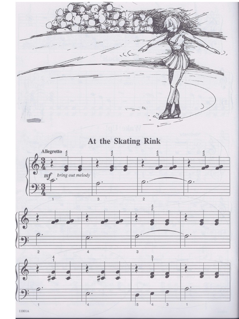 Ice Skating Piano Sheet | PDF