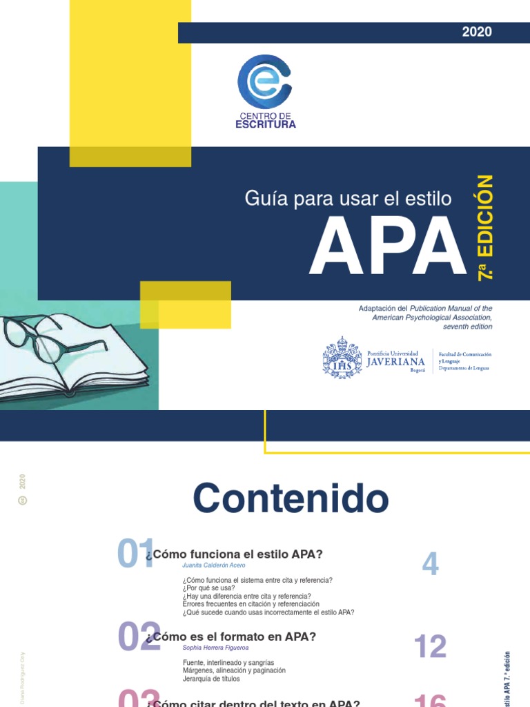 Apa 7a Edición - VF - webBOGOTA | PDF | Estilo apa | Academia