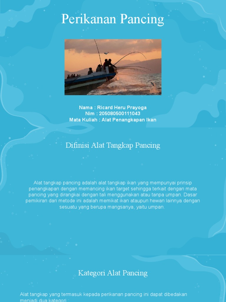 Alat Tangkap Pancing Ikan dan Jenisnya | PDF | Griya & Taman