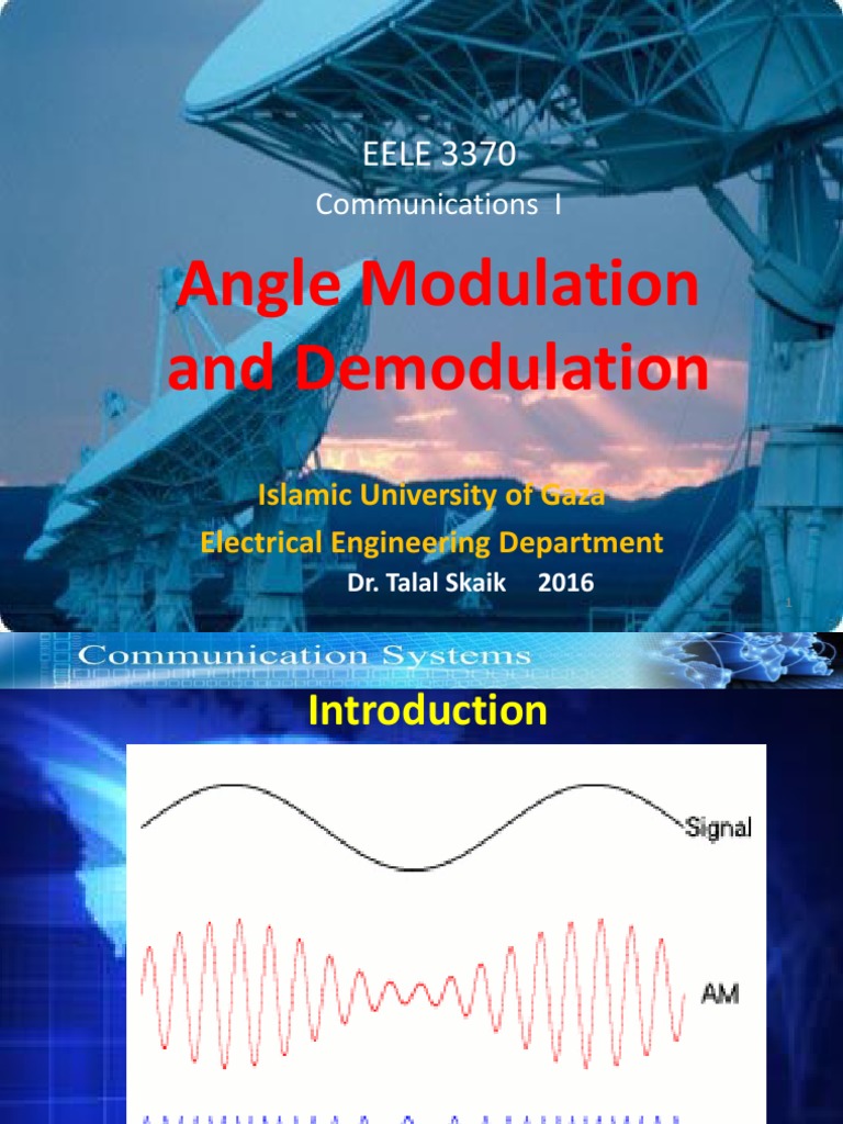 Understanding Angle Modulation and Demodulation: A Guide to Frequency Modulation and Phase ...