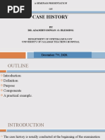 Optometry Patient History Guide | PDF | Diabetes | Human Eye