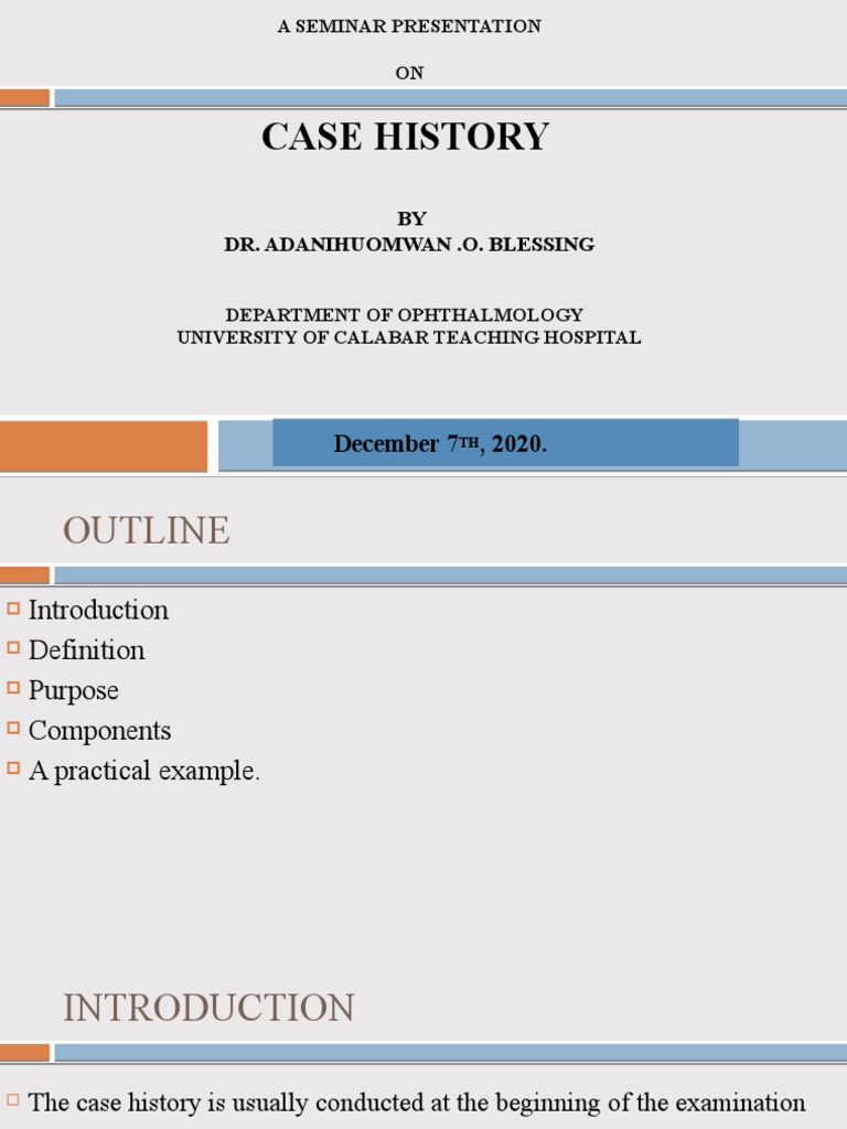 Case History | PDF | Physical Examination | Glasses