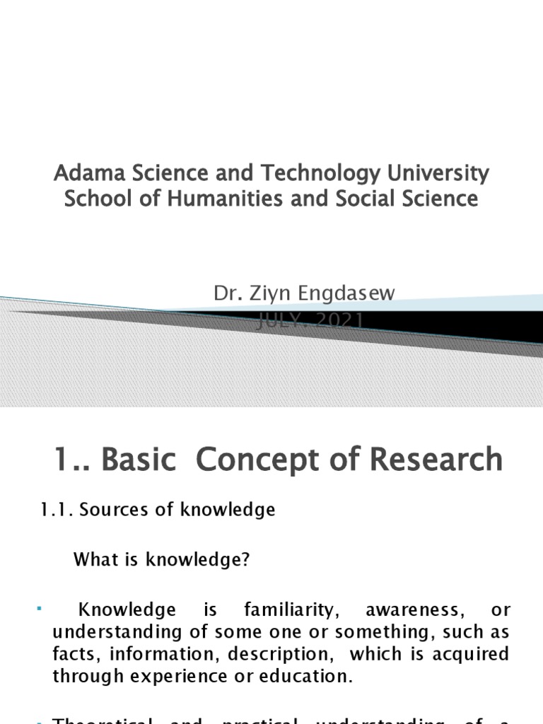 Adama Science and Technology University School of Humanities and Social ...