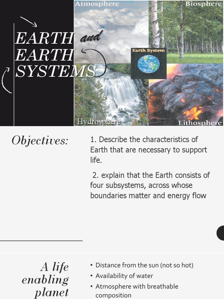 Earth Subsystem | PDF | Atmosphere Of Earth | Atmosphere