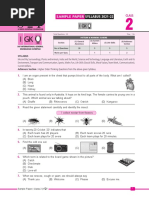 Igko Sample Paper Class-2 2025-26 | PDF