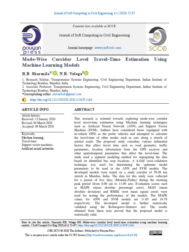 Modewise - Journal of Soft Computing-1 | PDF | Machine Learning | Cross ...