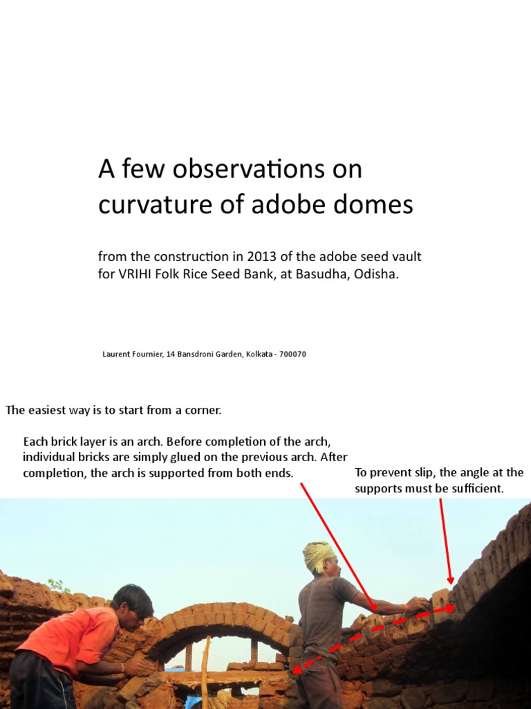 A Few Observations On Curvature of Adobe Domes | PDF | Vault ...