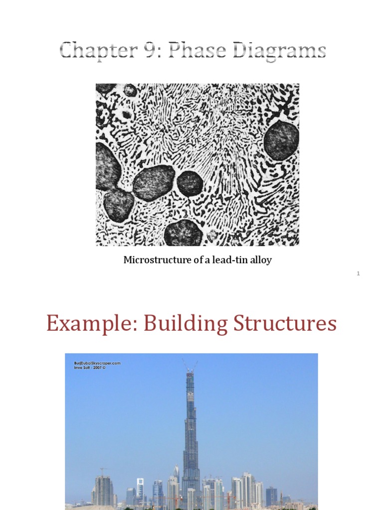 Microstructure of A Lead-Tin Alloy | PDF | Phase (Matter) | Heat Treating