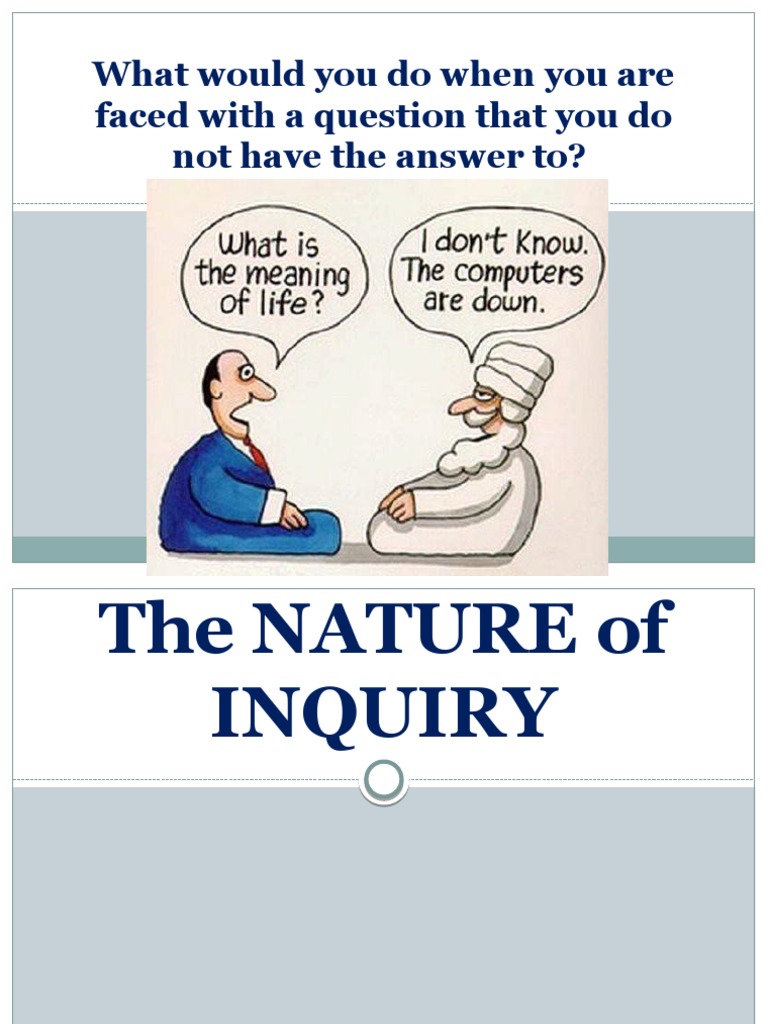 What Would You Do When You Are Faced With A Question That You Do Not ...