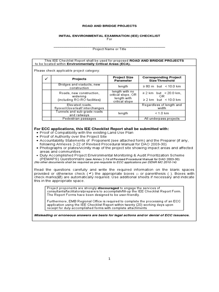 Ecc Roads-and-Bridges-Projects | PDF | Water | Flood