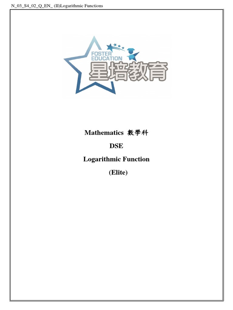 Logarithmic Functions | PDF | Logarithm | Function (Mathematics) Logarithmic Functions | PDF | Logarithm | Function (Mathematics)