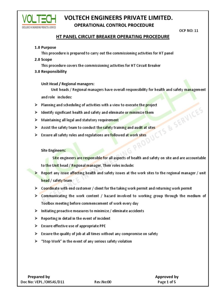 OCP - 11 CB Opr | PDF | Occupational Safety And Health | Personal ...