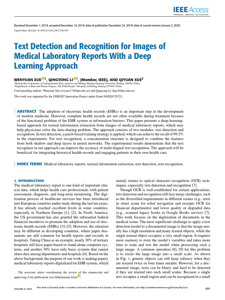 Text Detection and Recognition For Images of Medical Laboratory Reports ...