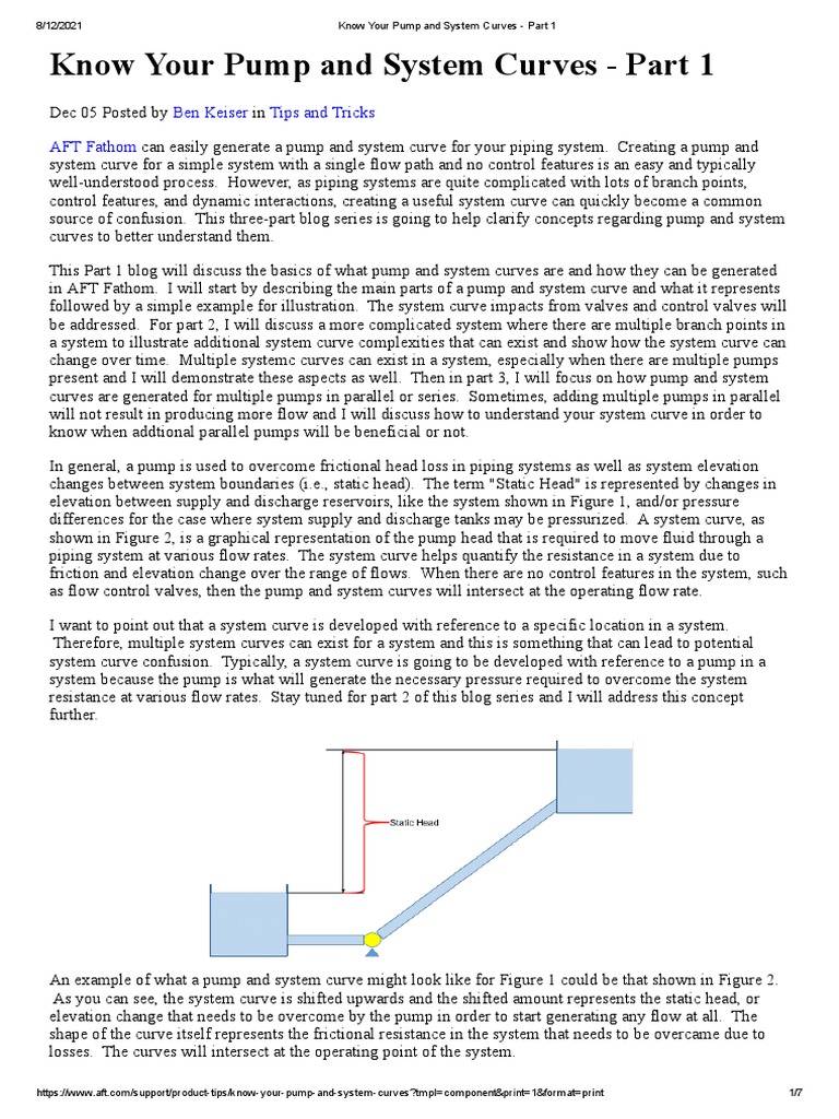 Understanding Pump and System Curves | PDF | Pump | Valve