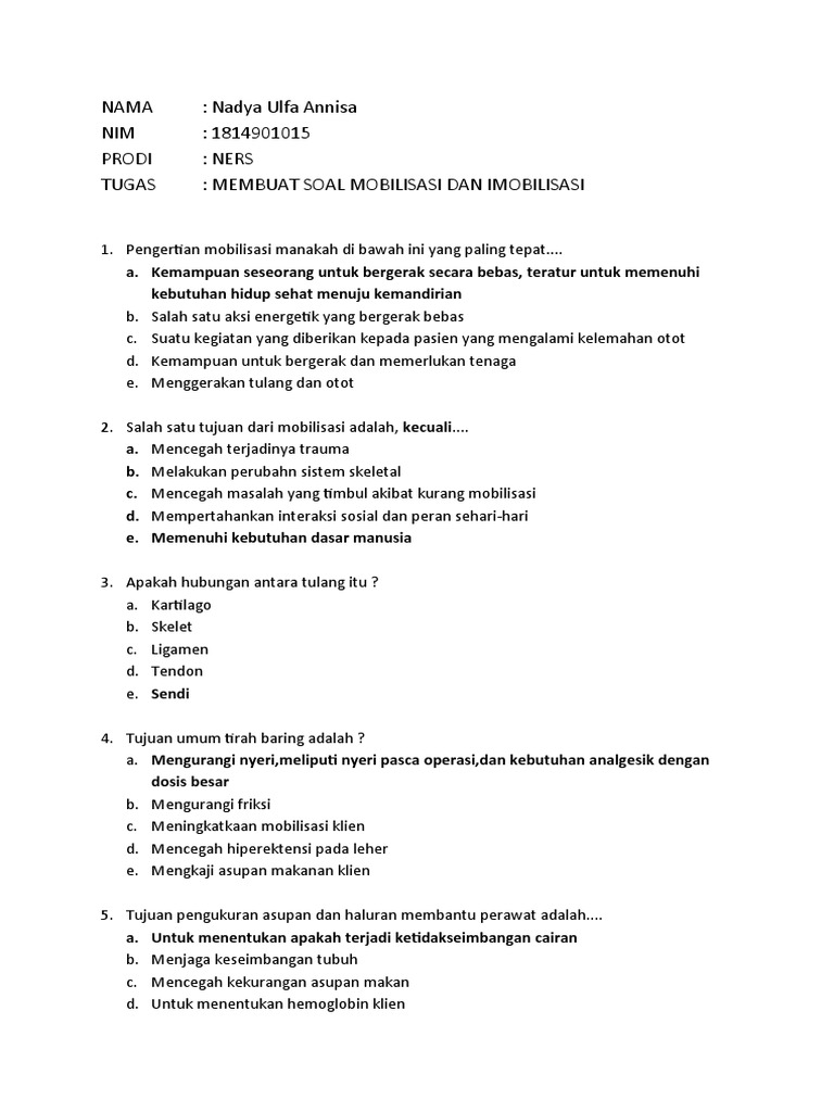Nadya Ulfa Annisa | PDF | Kesehatan Holistik