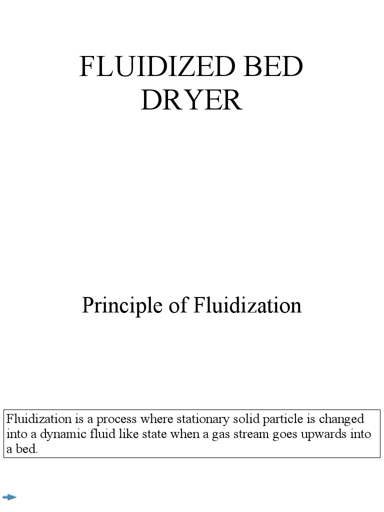 Fluidized Bed Dryer Principles Explained | PDF | Fluidization | Clothes ...
