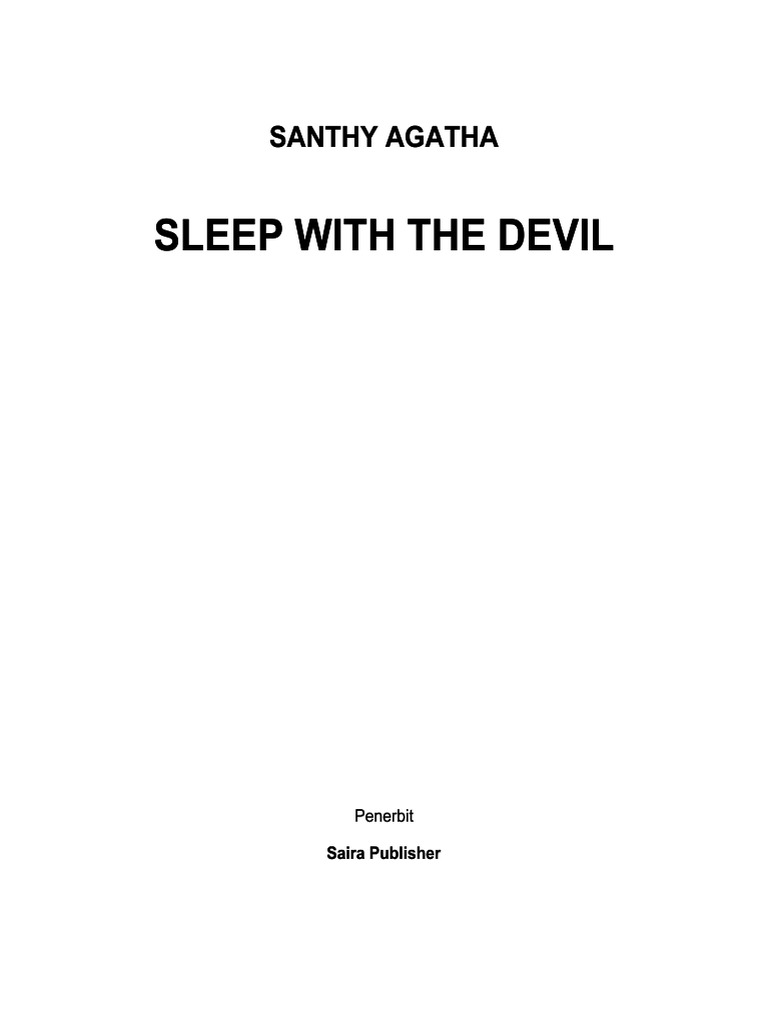 PDF Sleep With The Devil Santhy Agatha DL | PDF