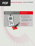 Elcometer 345 Coating Thickness Gauge - Datasheet PDF | PDF | Sheet ...
