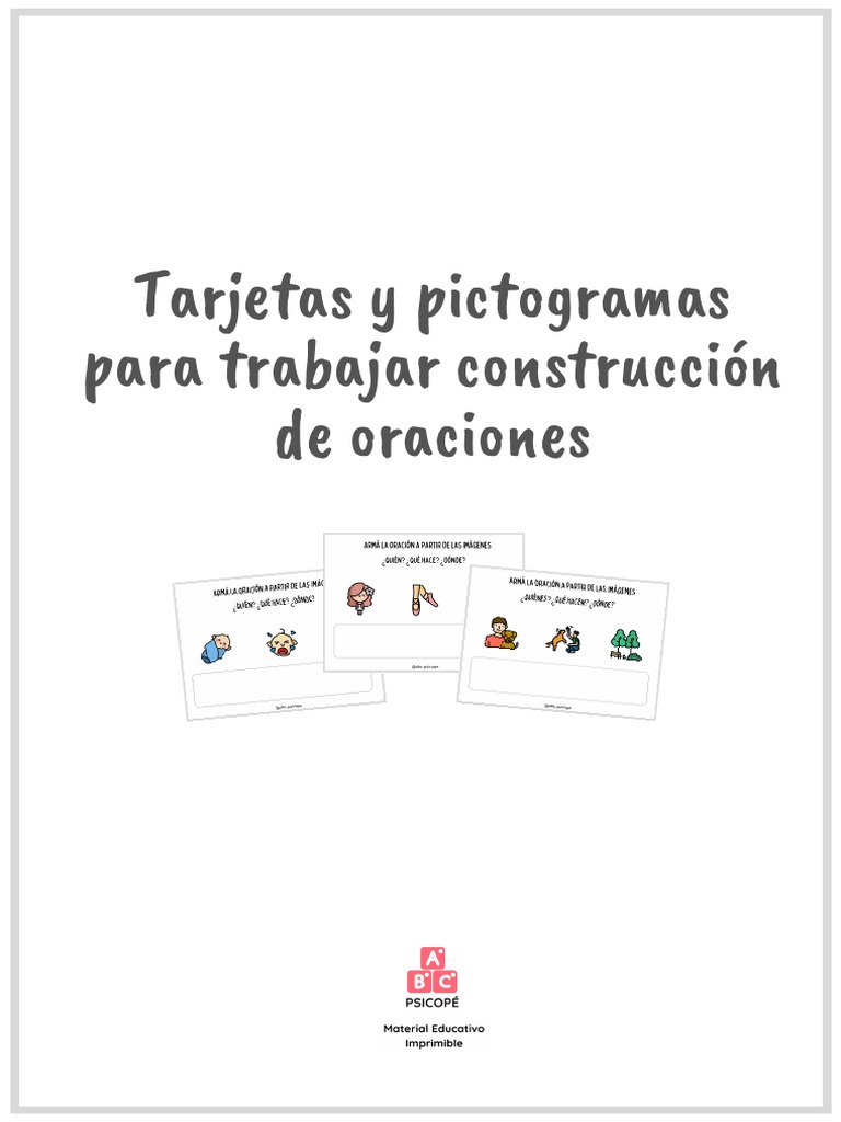 Construcción de Oraciones | PDF