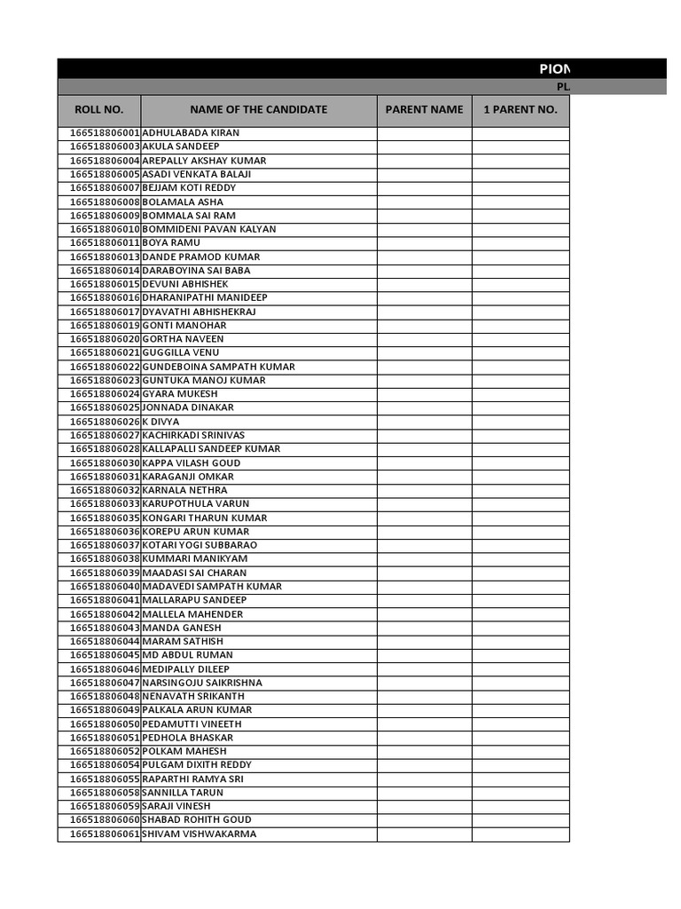 Placements Decleration Details | PDF