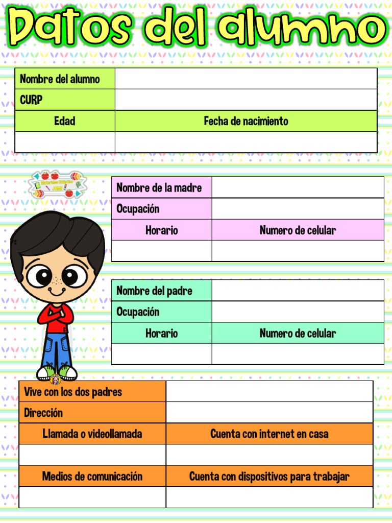 ?datos Del Alumno 2021-2022 | PDF