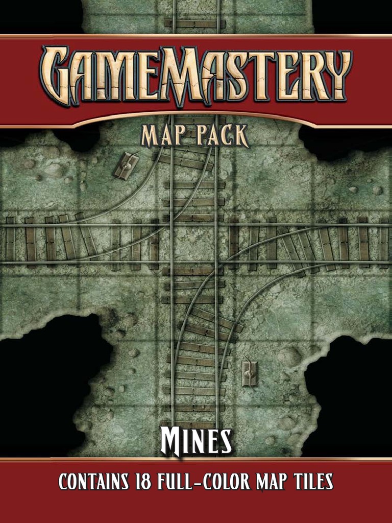 Gamemastery Map Pack Mines Biblioteca Elfica | PDF