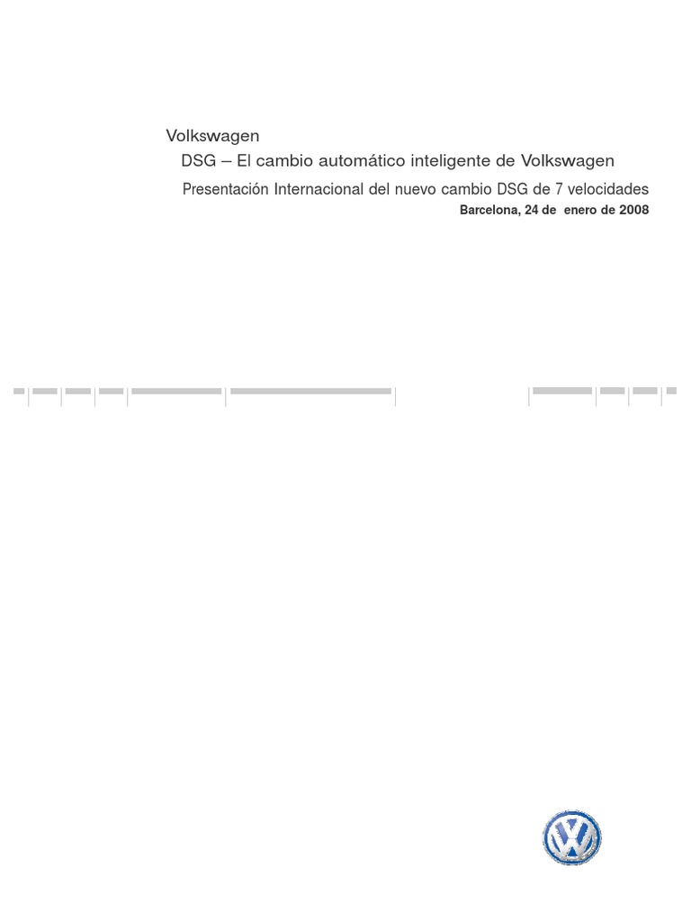 Dosier DSG 7 | PDF | Embrague | Eje