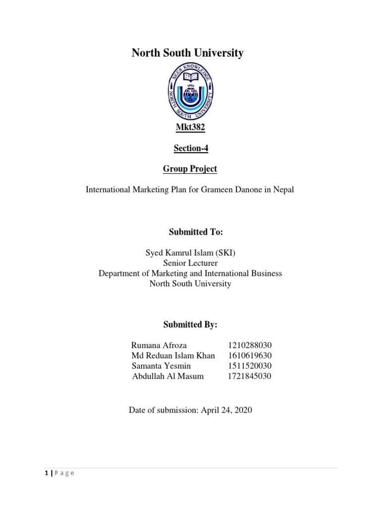 Grameen-Danone Shokti-Doi Nepal | PDF | Nepal | Business