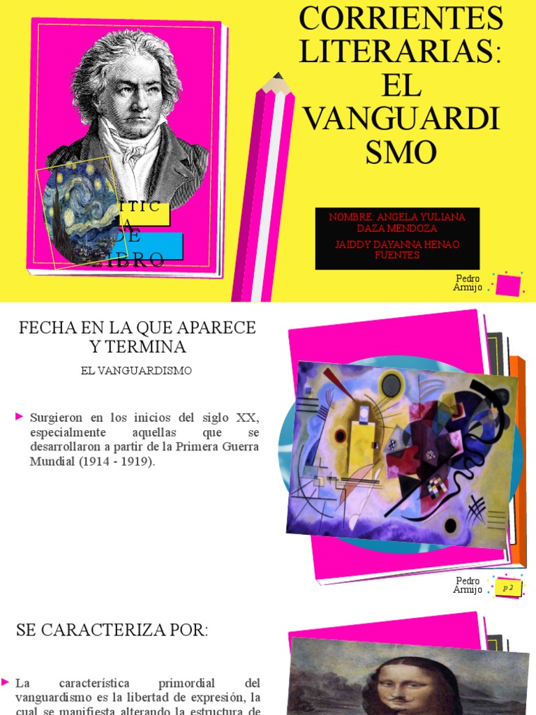 Corrientes Literarias El Vanguardismo 10ta | PDF | Vanguardia