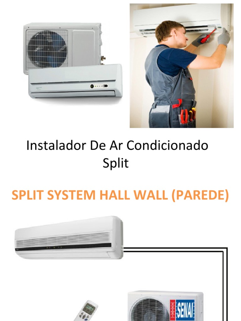 Instala o De Ar Condicionado Split PDF Ar Condicionado Corrente