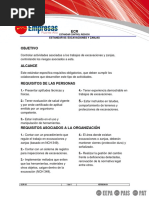 Anexo 1 Procedimiento Excavacion en Roca | PDF | Excavación ...