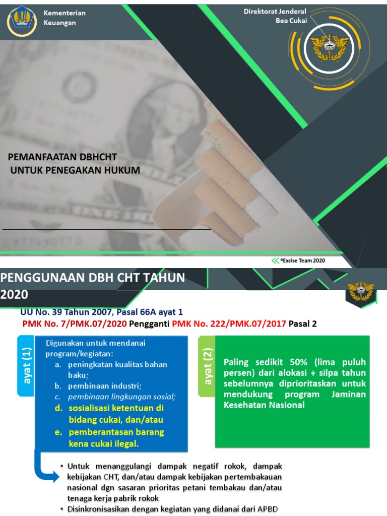 DJBC - DBH CHT 2021 | PDF | Bisnis | Ilmu Sosial