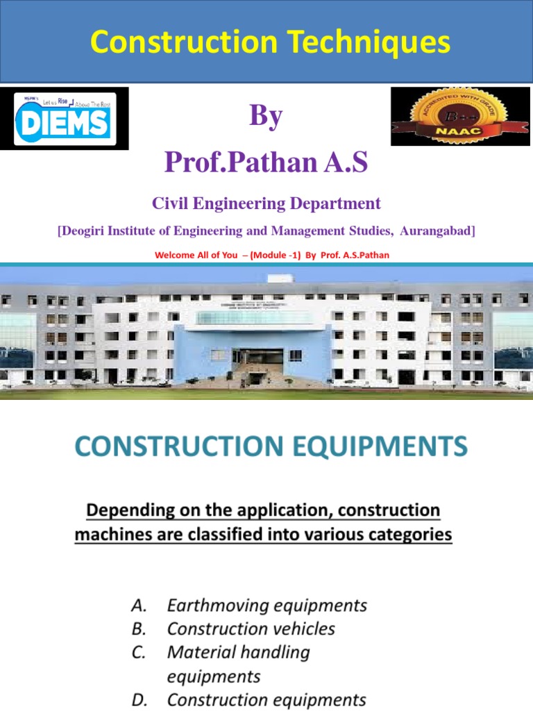 Construction Equipment Classification and Applications: A Comprehensive ...