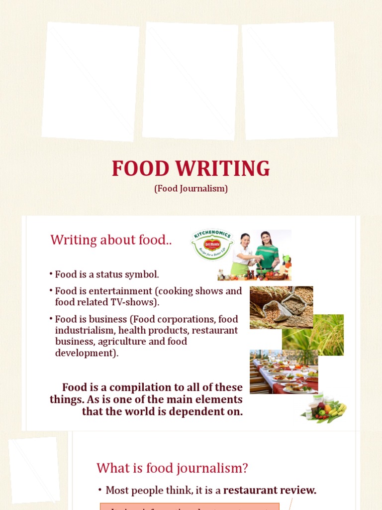 Food Writing | PDF | Foods | Writers