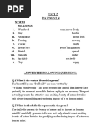 Daffodils Poetic Devices | PDF | Poetry | Poetic Devices