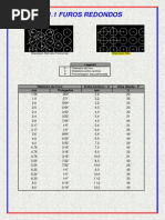 Tabela de Conversão de Polegadas e Milímetros - Aço Ideal | PDF