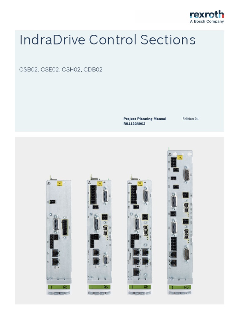 R911338962 - 04 - IndraDrive Control Sections | PDF | Manufactured ...