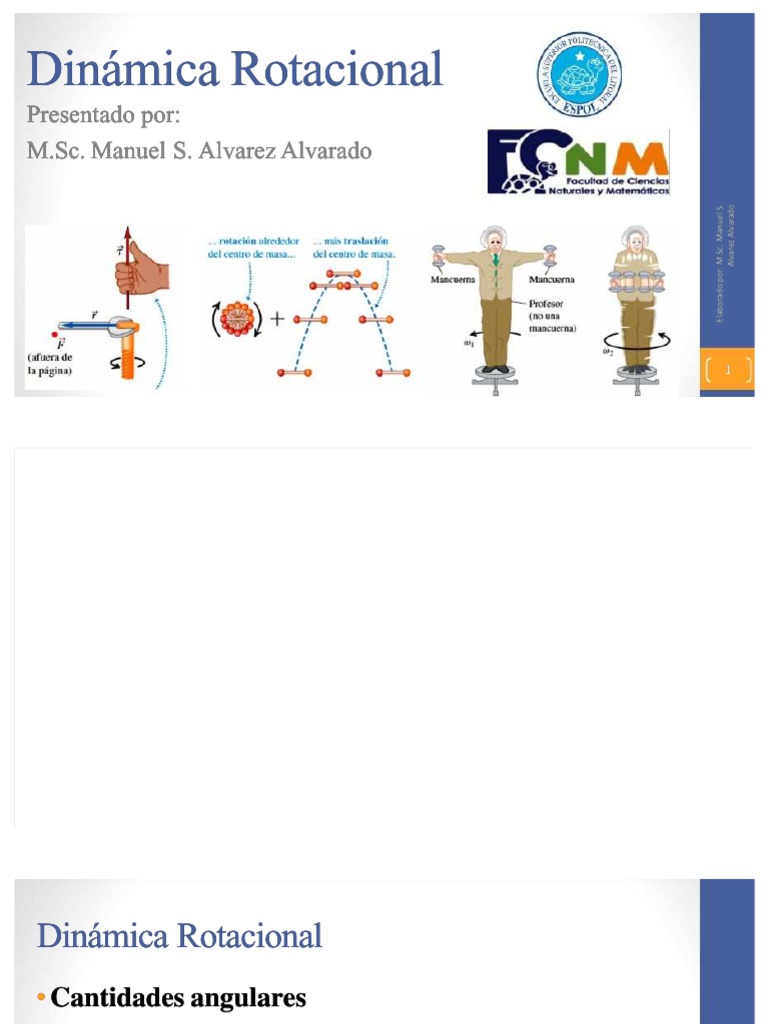Dinamica Rotacional PDF | PDF | Rotación | Dinámica (Mecánica)