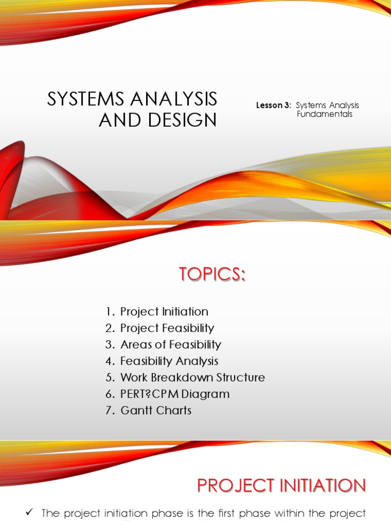 SAD Week 3 Systems Analysis Fundamentals | PDF | Feasibility Study ...