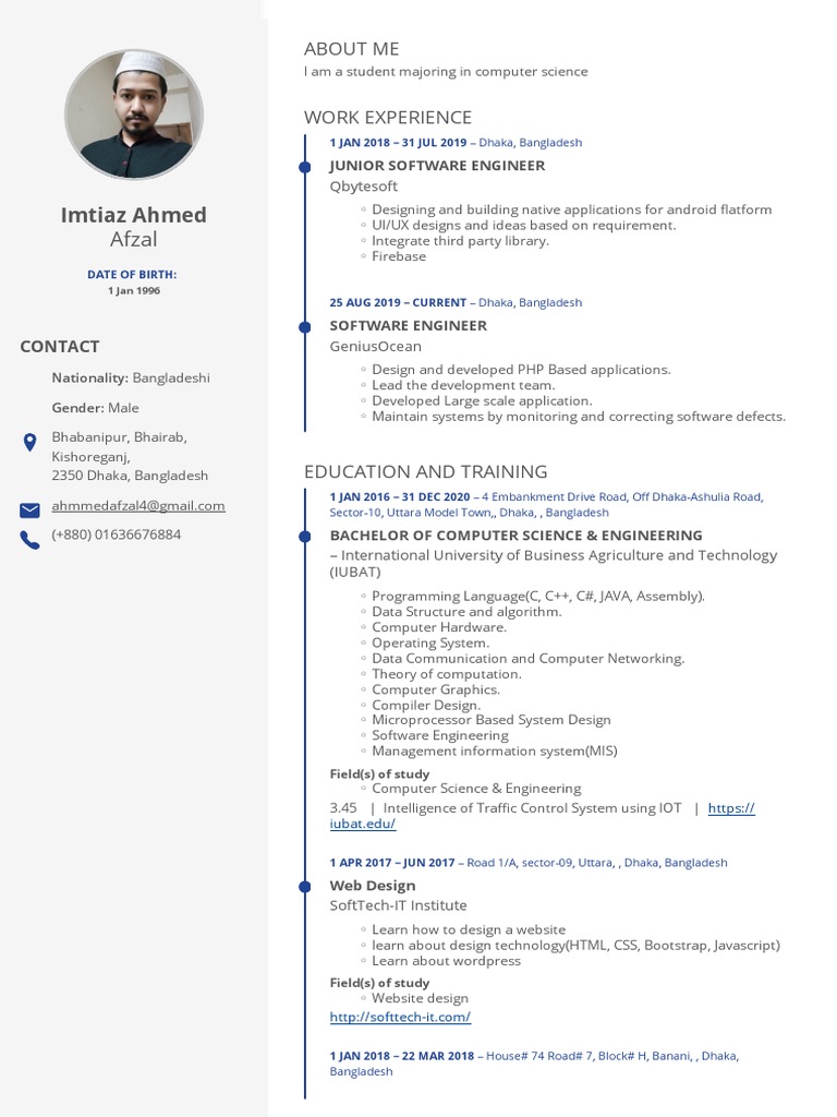 Afzal: Imtiaz Ahmed | PDF | Web Design | Software