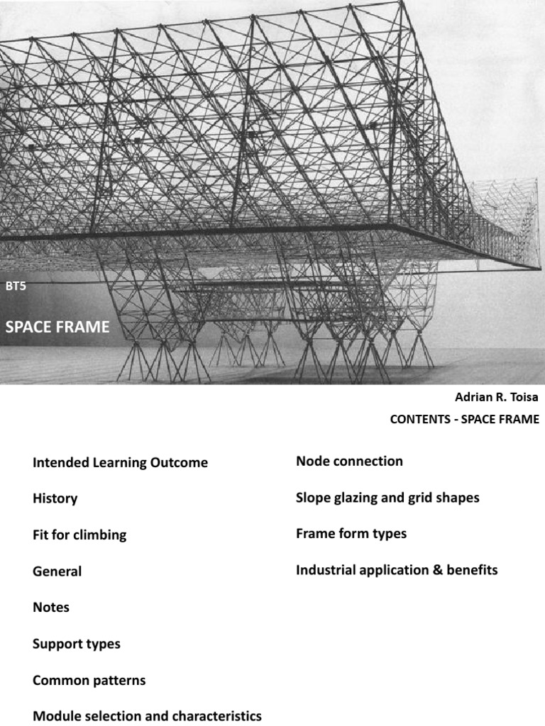 Space Frame System | PDF | Truss | Structural Engineering