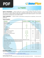 1110mg Iocl PP Injection Moulding Granules | PDF | Polymers | Applied ...