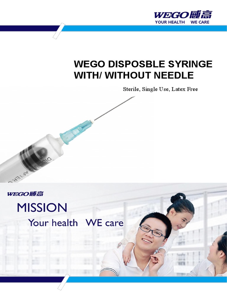WEGO Syringe ULS Corporate | PDF | Syringe | Industrial Processes