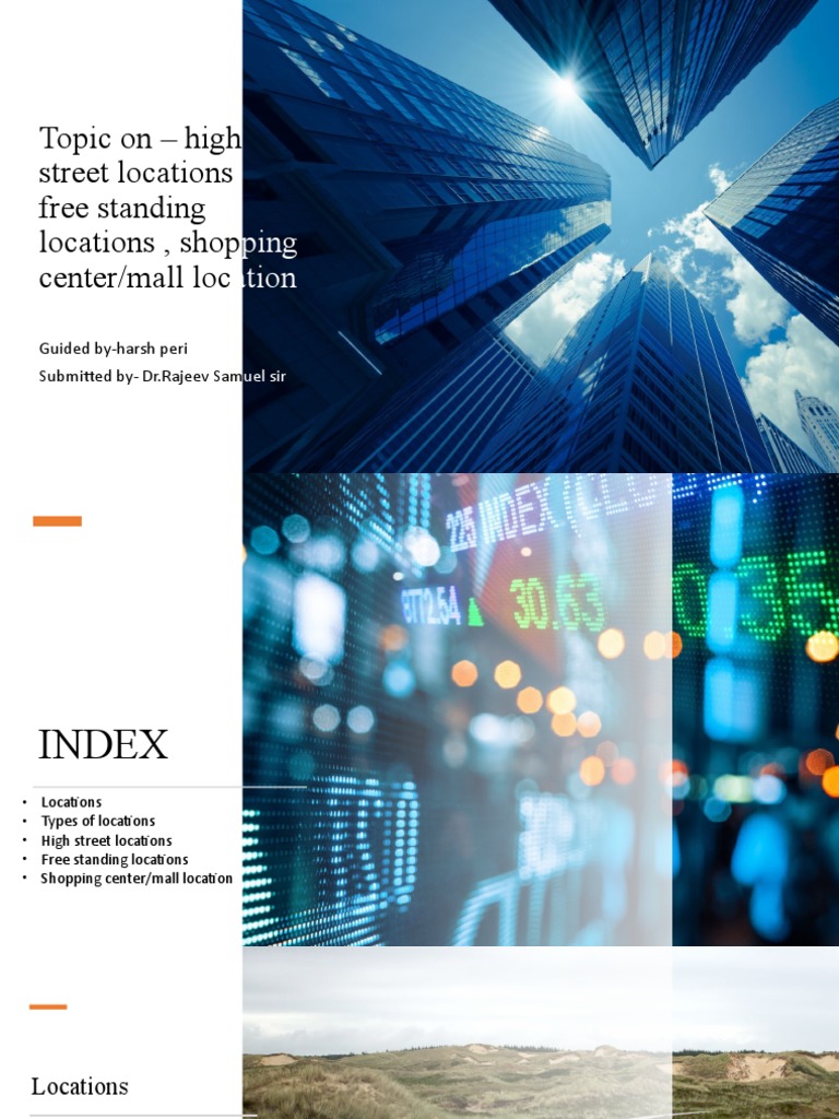 Topic On - High Street Locations, Free Standing Locations, Shop Center ...