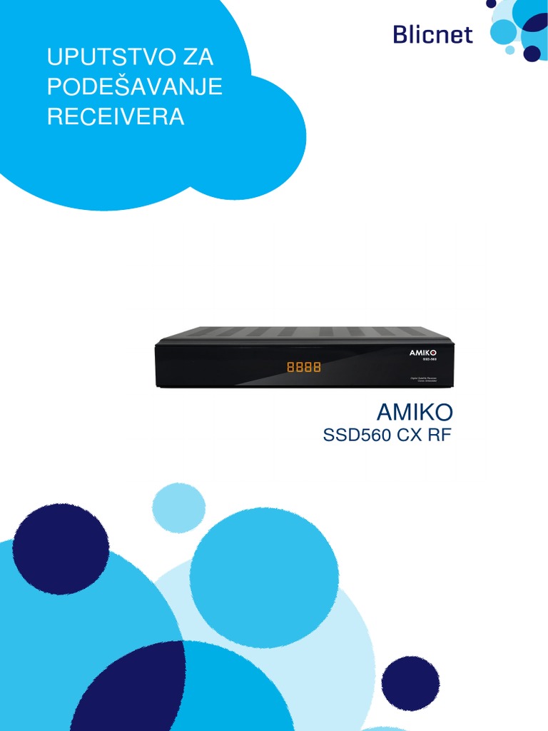 AMIKO - Uputstvo Za Podesavanje | PDF