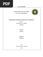 Grade 11 HUMSS Subjects Overview | PDF | Social Science | Science