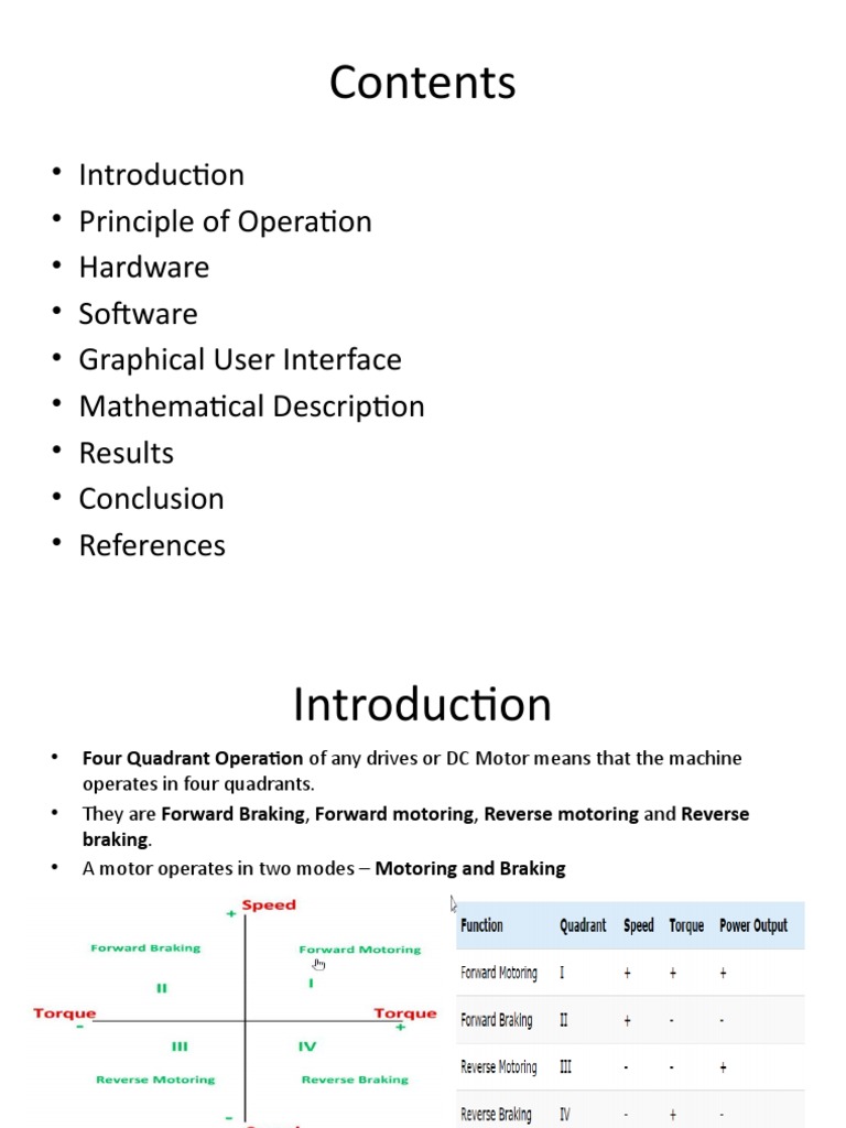 Introduction - Principle of Operation - Hardware - Software - Graphical User Interface ...