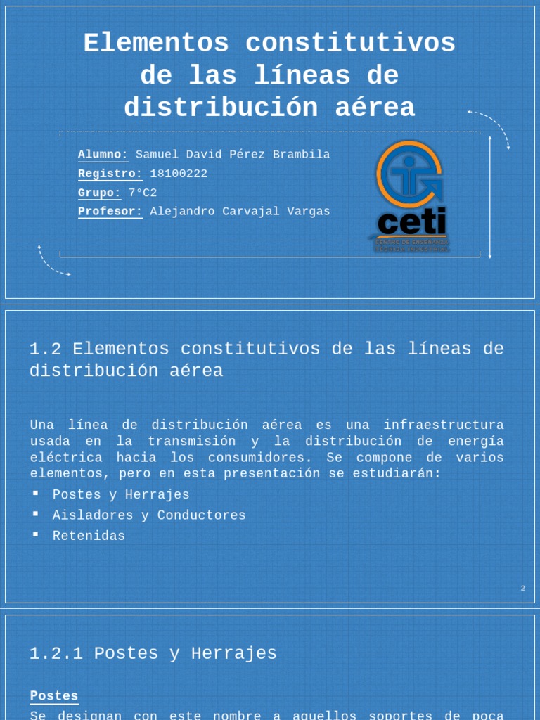 Información Lineas de Distribución | PDF | Aislador (Electricidad ...