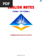 Form One English Reading Comprehension | PDF