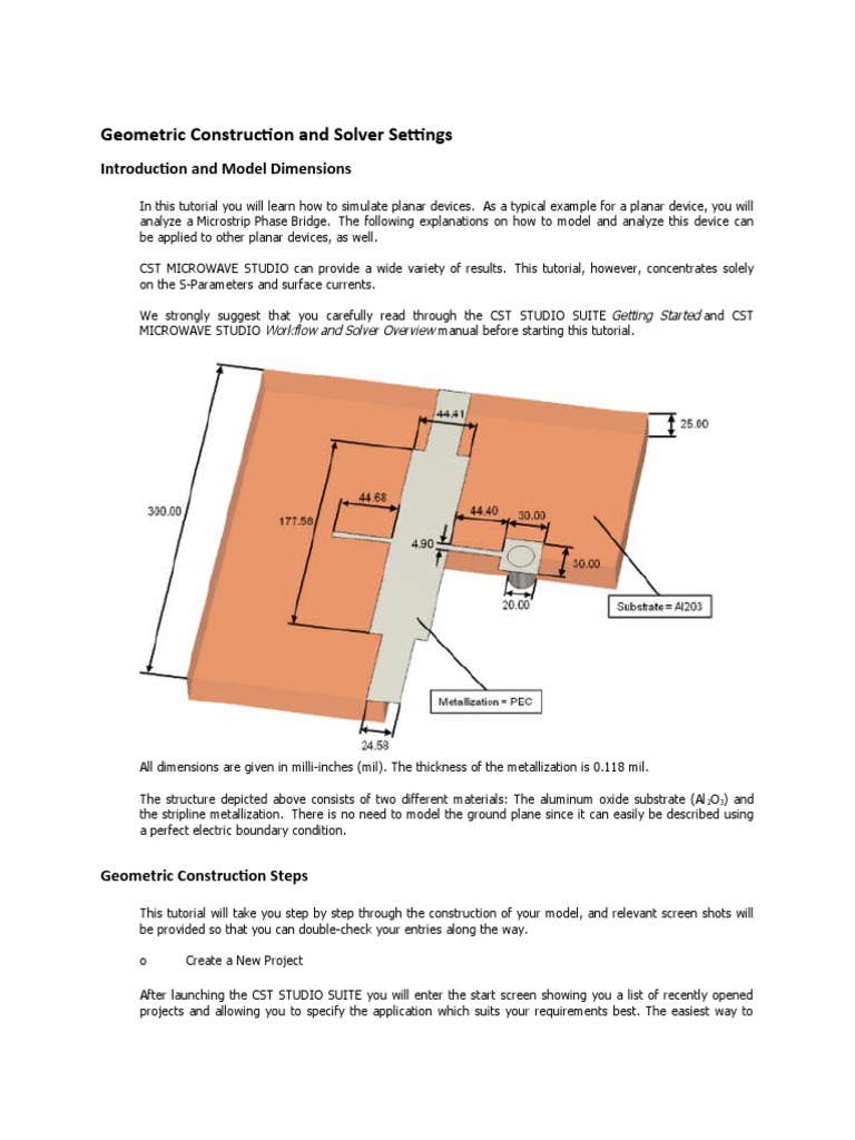 Planar Device Tutorial | PDF | Waveguide | Bandwidth (Signal Processing)